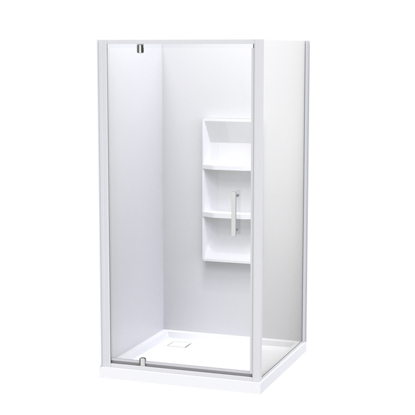 Amara 1000x1000 Two Wall Shower