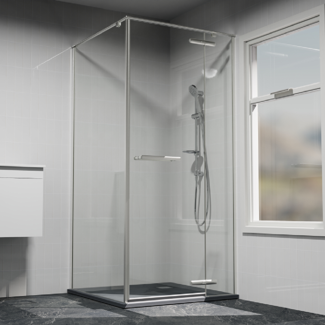 SlateForma Artus 1000x1000 Two Wall Shower