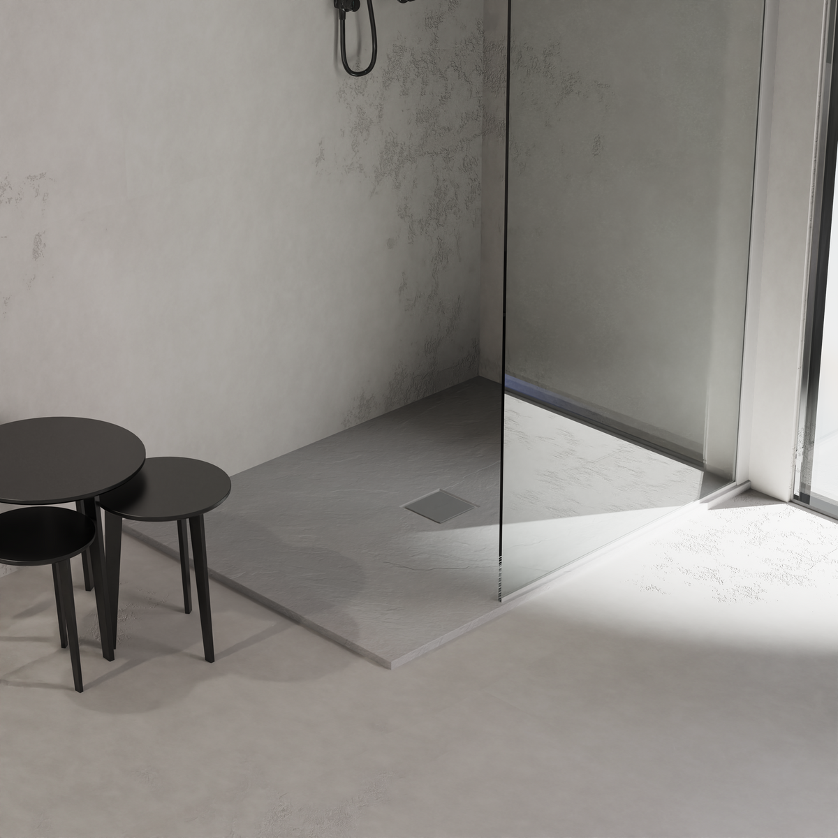 SlateForma Shower Tray - Stone