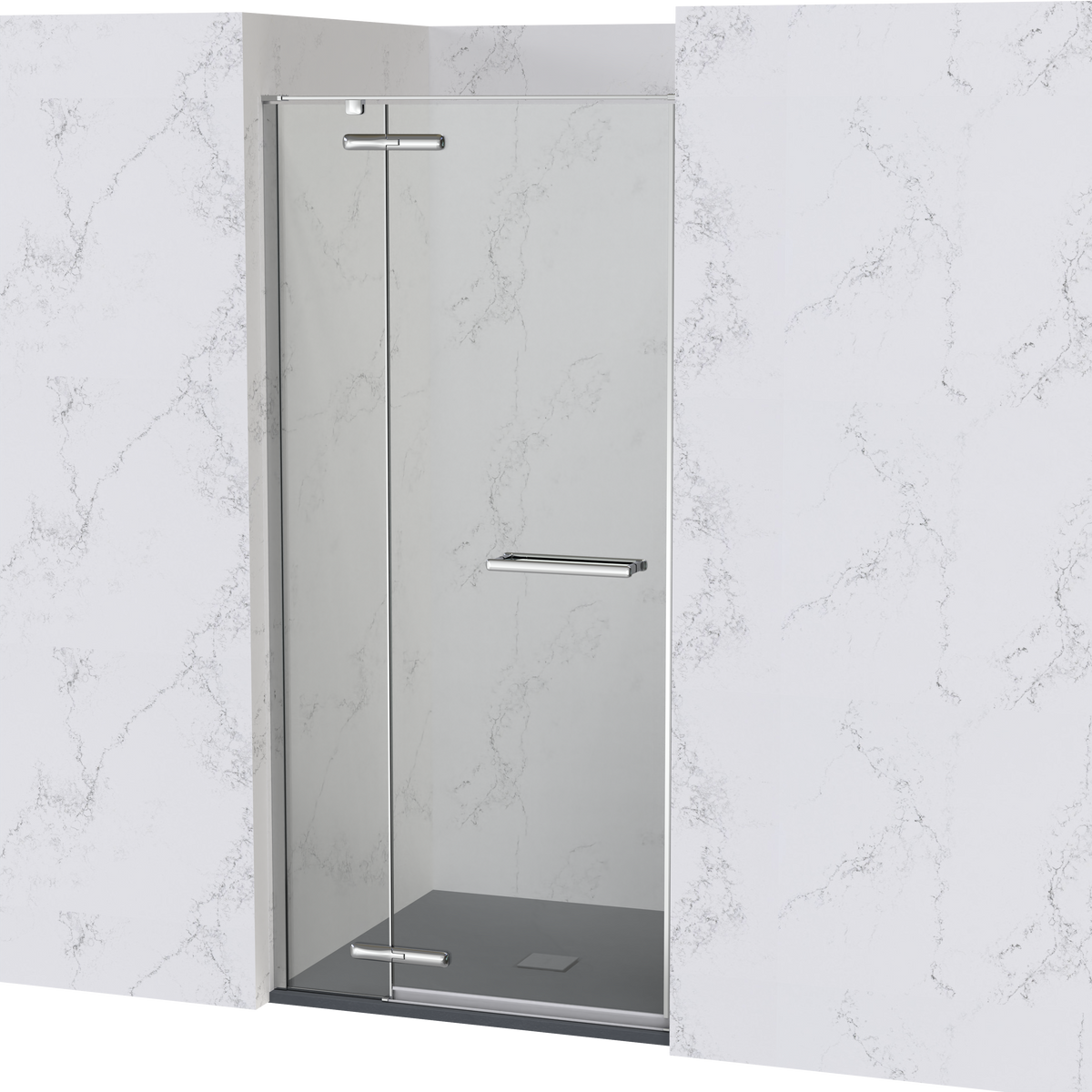 SlateForma Artus 1000x1000 Alcove Shower