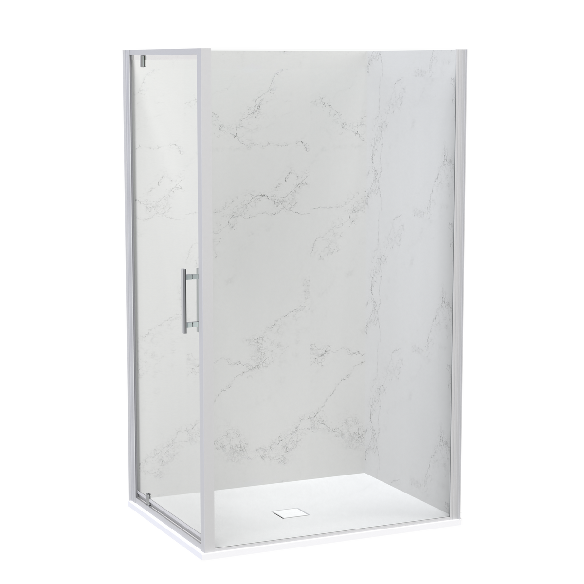 SlateForma Soul 1200x900 Two Wall Shower with 900 Door