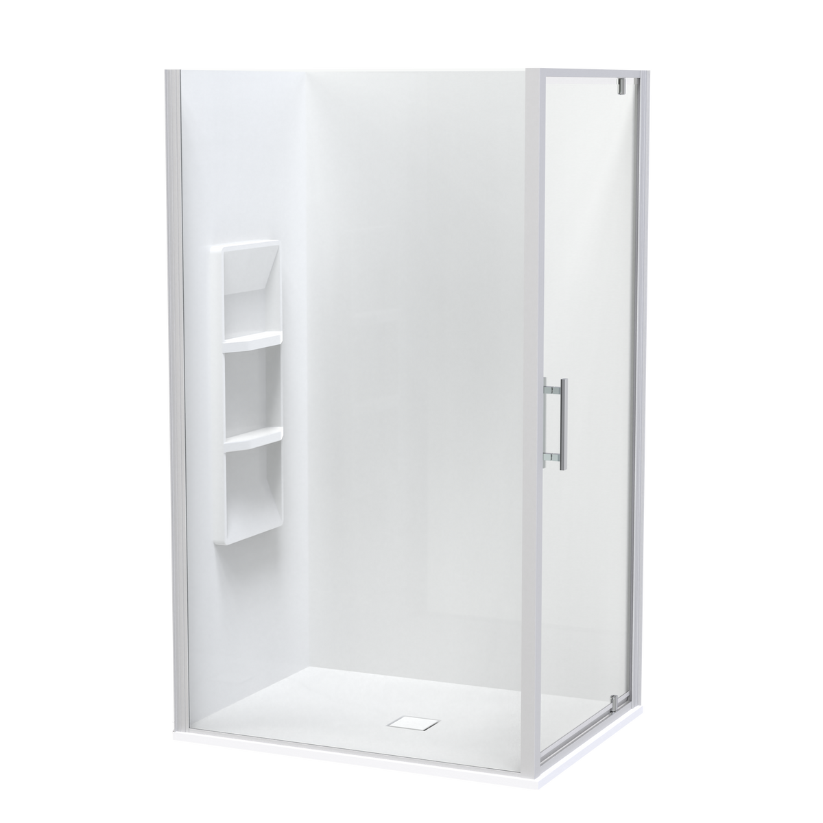 SlateForma Soul 1200x900 Two Wall Shower with 900 Door