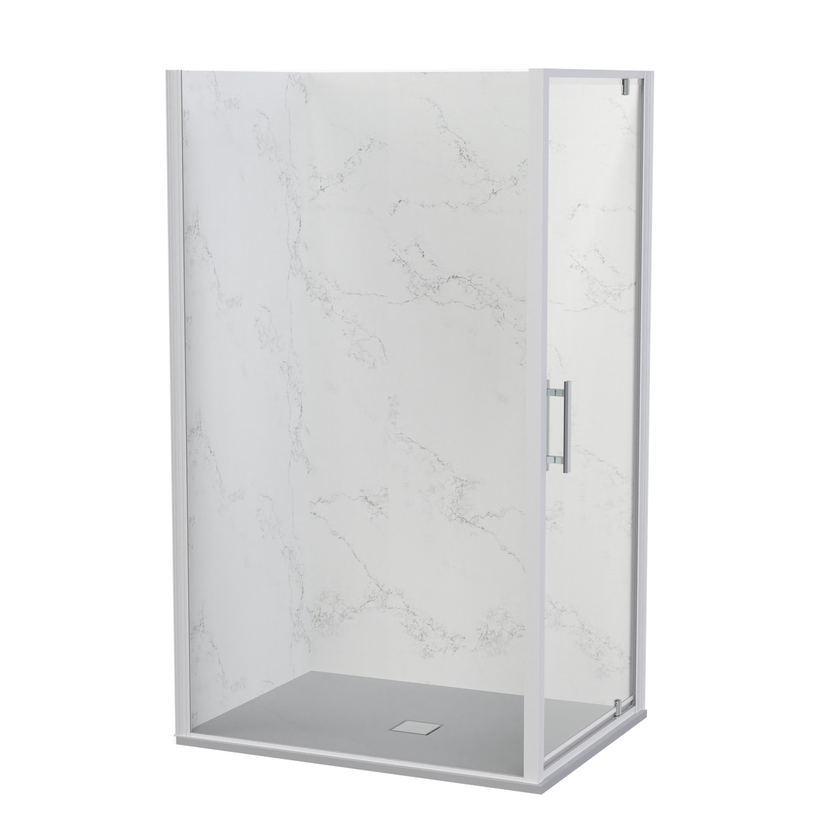 SlateForma Soul 1200x900 Two Wall Shower with 900 Door